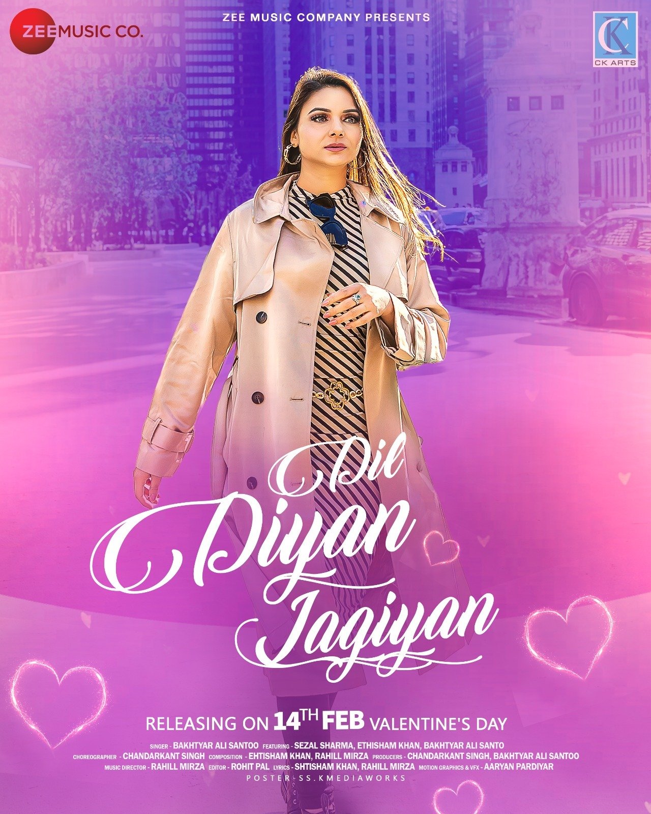 Indian Actress Sezal Sharma Collaborates with Pakistani singer Bakhtyar ...